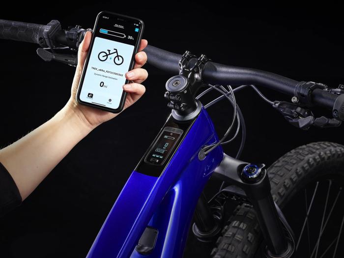 VTT électrique carbone TREK Fuel EXe 9.5 Bleu Hex 360Wh | Intercycle