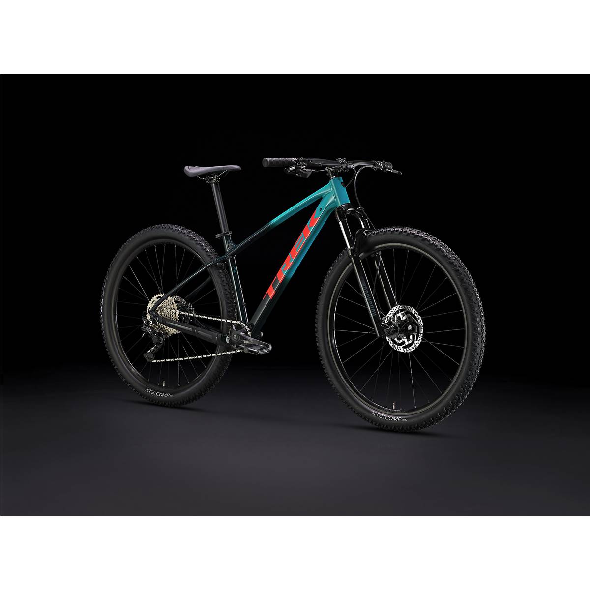 VTT TREK Marlin 7 3e Génération Noir Turquoise (2023) pas cher | Intercycle